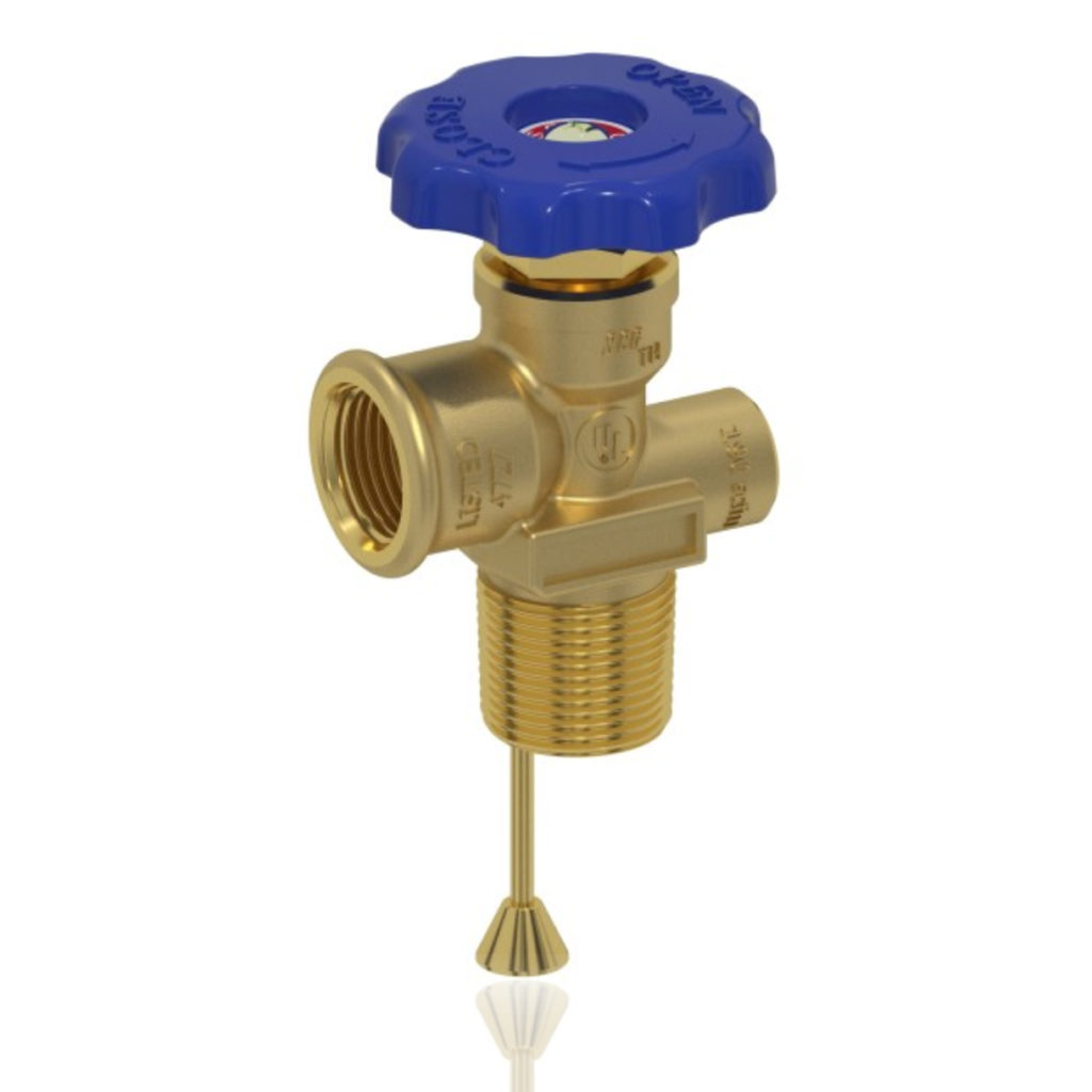 POL Valve with outage screw and dip tube for 4-9 kg. LPG cylinder ...