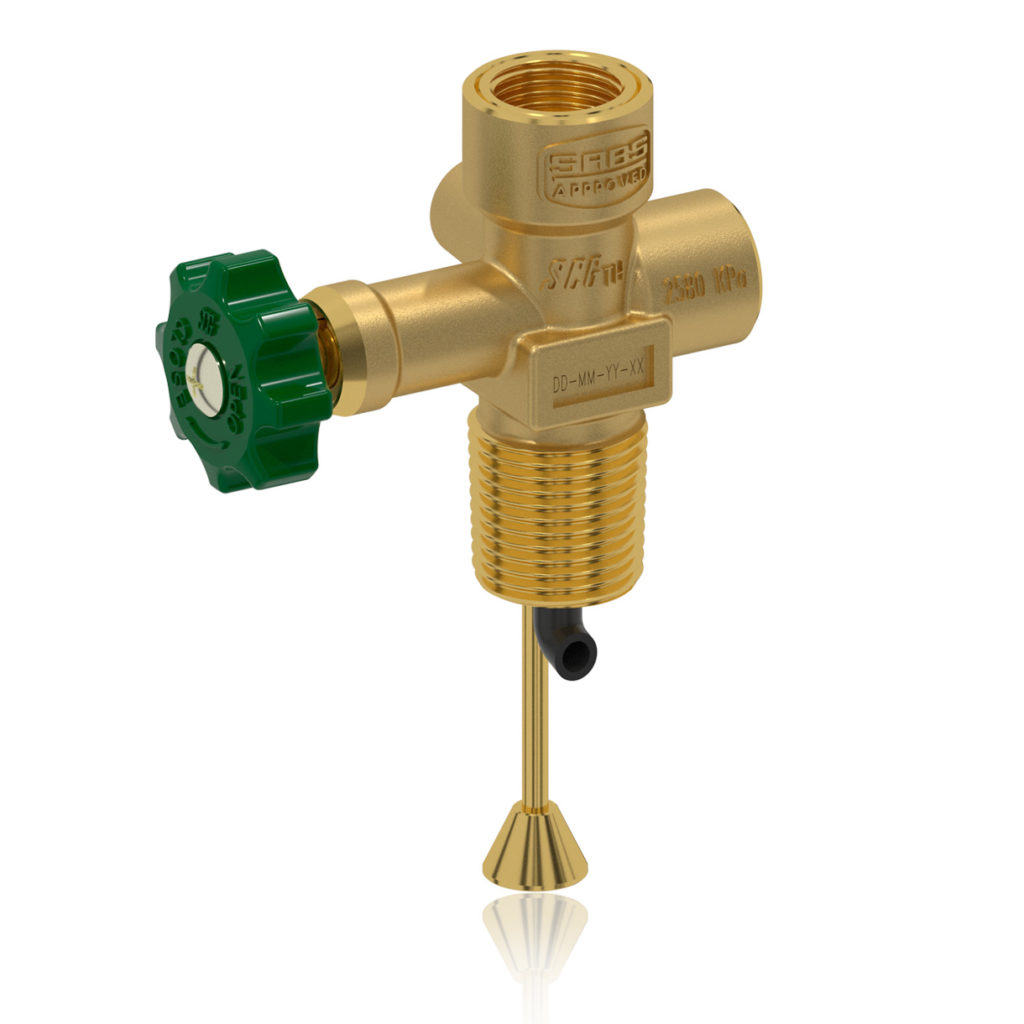 Camping Valve with fixed liquid level gauge and dip tube | SCG Thailand