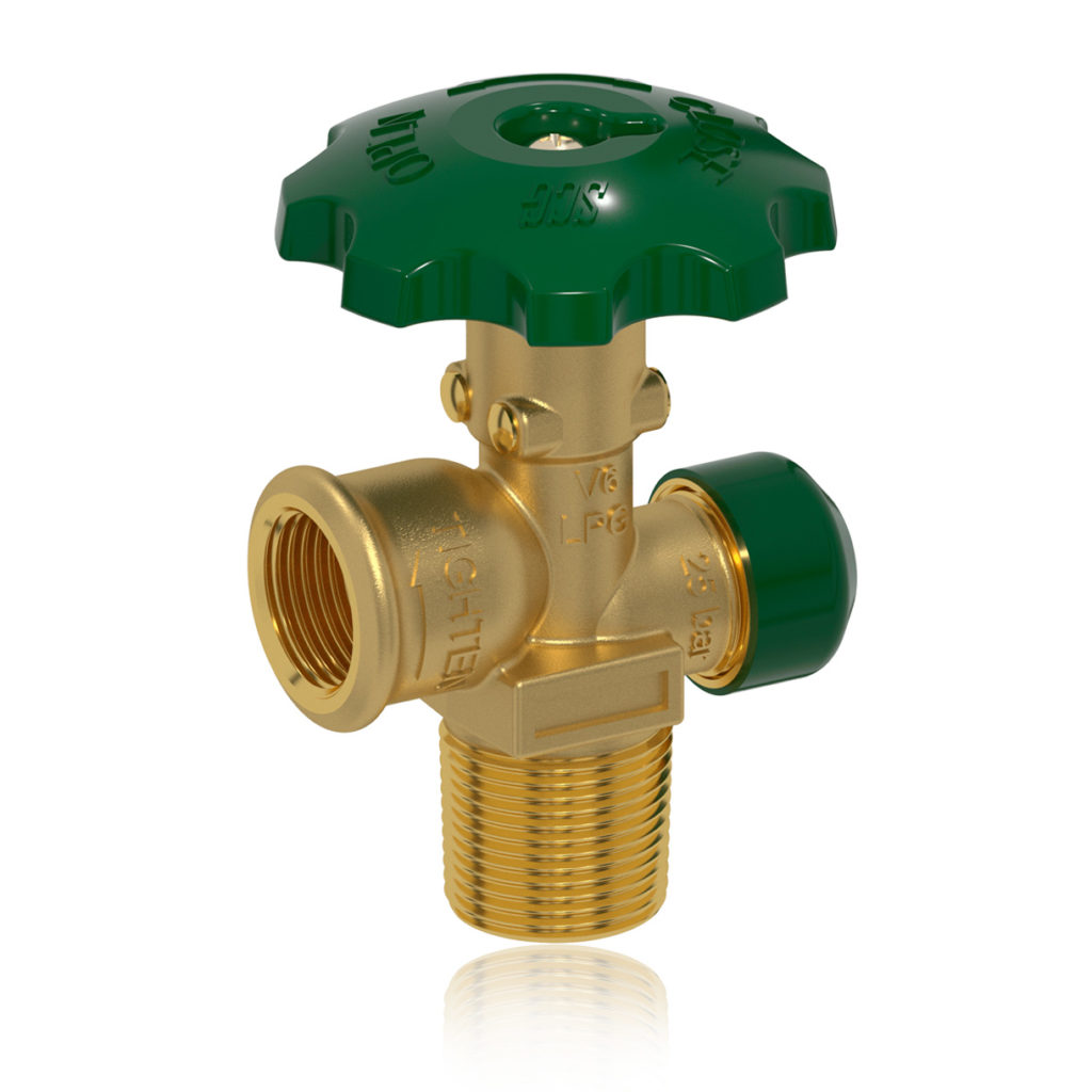 POL Valve with aluminium hand wheel for LPG cylinder up to 45 kg ...